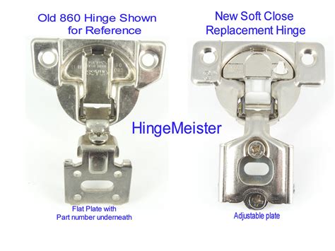 Grass 860 01 And 860 02 Soft Close Flat Plate Replacement Hinge New