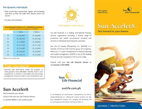 Sun Acceler8 Brochure Sun Life Endowment Plan Moneytalkph
