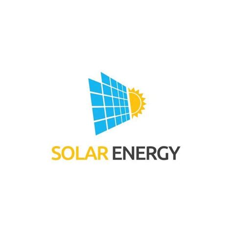 태양 에너지 로고 템플릿 Psd 다운로드 디자인 자료 다운로드 Solar Logo Energy Logo Solar Energy