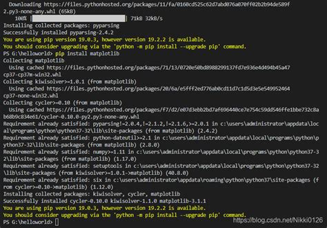 解决pip安装matplotlib过程中could Not Find A Version That Satisfies The