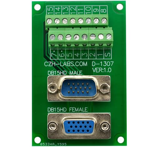 CZH LABS DSUB DB HD Male Female Header Breakout Board D SUB Breakout Moudle