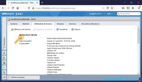Complete Presentation Of The Vmware Host Client Web Client Of Vmware