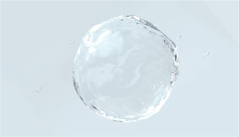 Cosmetic Essence Closeup Liquid Bubbles Molecules Of Liquid Bubbles On The Background