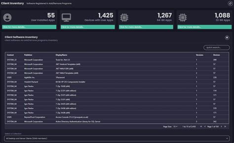 Advanced Insights Client Inventory Dashboard Getting Started