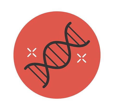 Premium Vector Dna Molecule Icon