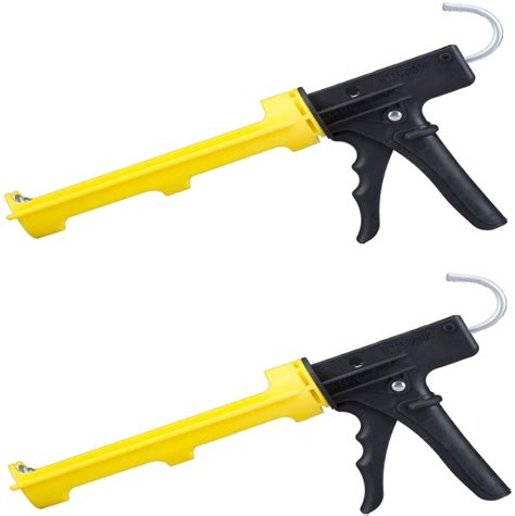 2 Pack Dripless Ets2000 Rugged Composite Construction Caulk Gun 10oz