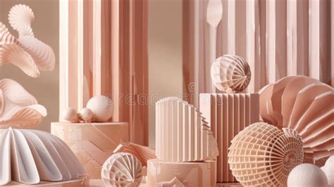Dreamy Pastel Geometric Shapes Stock Illustration Illustration Of Structure Geometric 334089397