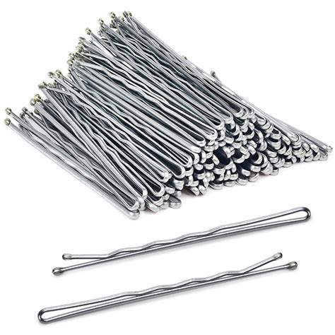 2 75 Silver Bobby Pins 120pcs Large Bobby Pins For Gray Hair Thick