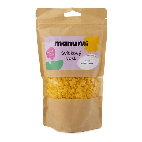 Včelí Vosk Na Svíčky Z Forem 500g Manumisk