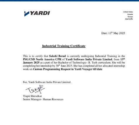 Yardi Internship Sql Ysr Customreporting Ssms Globalsolutions