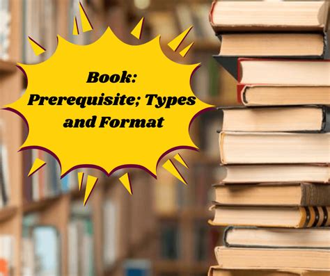 Book Prerequisite Types And Format Enlightenknowledge