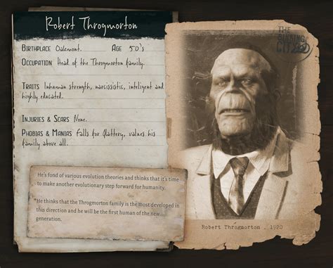 Robert Throgmorton The Sinking City Wiki Fandom