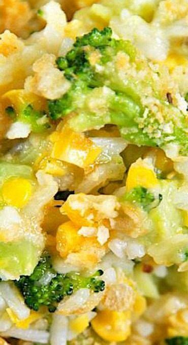Corn And Broccoli Rice Casserole Plain Chicken Recipe Broccoli