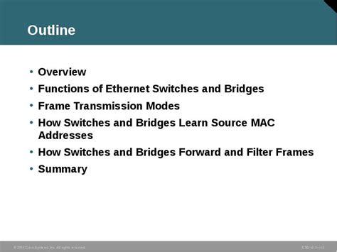 Introducing Basic Layer 2 Switching And Bridging Functions