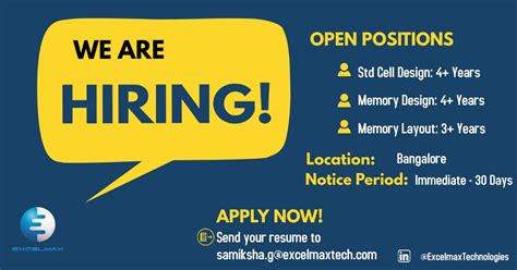 Vlsi Memory Design Std Cell Char Memory Layout Hiringnow Bangalorejobs Semiconductor