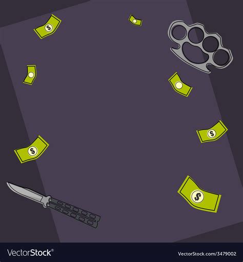 Mafia Background Royalty Free Vector Image Vectorstock