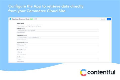 Salesforce Commerce Cloud Connector Contentful