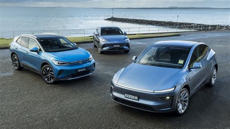 Tesla Model Y Vs Byd Sealion 7 Vs Volkswagen Id 4 Electric Car Test