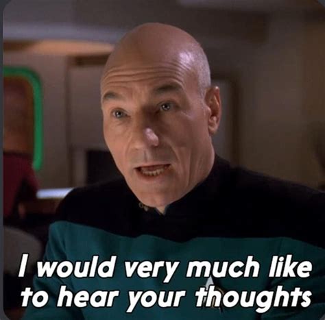 In Star Trek This Line Was A Reference To Patrick Stewarts Future Role