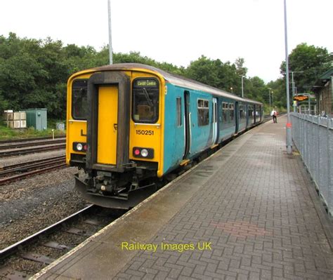 Railway Photo Class 150 Dmu Cardiff Central Train In Rhymney Station