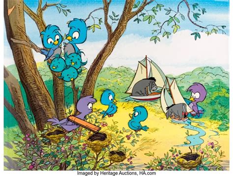 Disney Educational Film Eeyore Production Cel Progression Setup Walt
