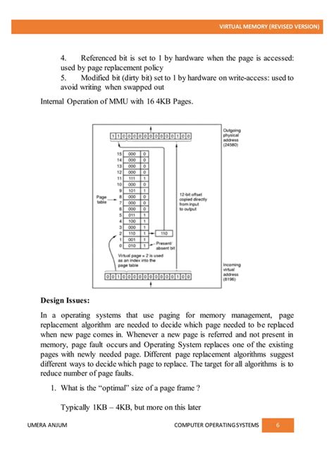 virtual memory computer operating system pdf