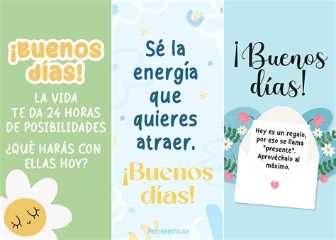 50 Frases De Buenos Días Motivadoras Y Positivas Con Imágenes