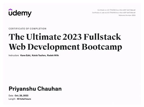 Priyanshu Chauhan On Linkedin Fullstackdeveloper Udemycertified