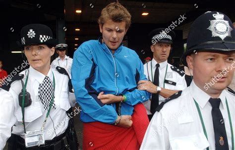 Sander Lantinga Holland Escorted Wimbledon Following Editorial Stock