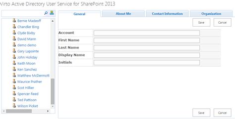 Changing AD Information Virtosoftware Guides Docs