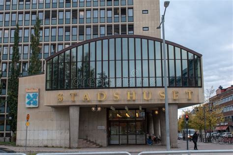 Lulea Sweden October 6 2023 The Lulea City Hall And Storgatan