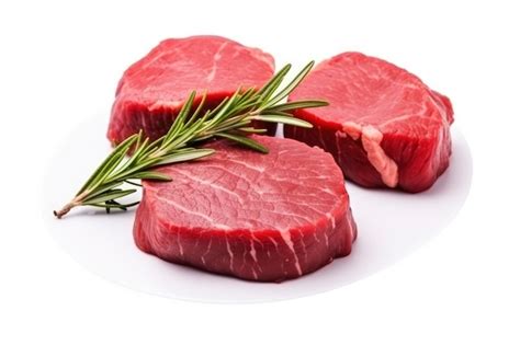 Premium Photo Fillet Steak Beef Meat Isolated On White Background