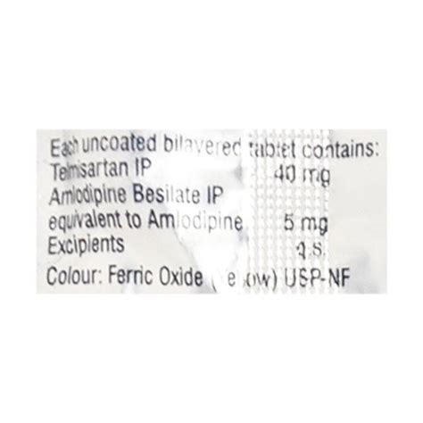 Teleact Am 40mg Tablet 10s Price Uses Side Effects Netmeds