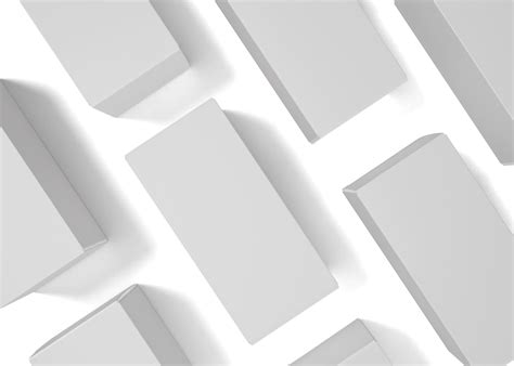 Square Or Rectangle Box Packaging Mockup PNG