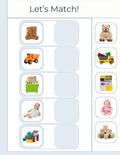 Matching Identical And Non Identical Pictures Pack Freebie By Blossomaba