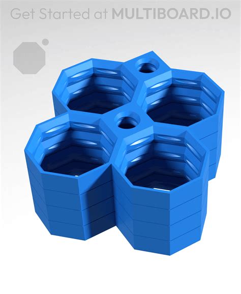 2x2 Multiboard Side Tile X4 Stack 3d Model By Multiboard On Thangs