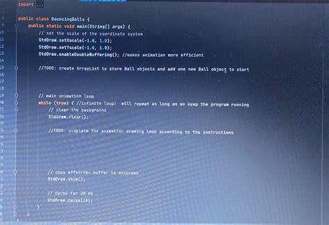 Solved 1562 For This Assignment You Will Create A Bouncing