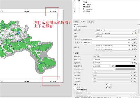 Qgis研究区图，右侧缺失坐标为什么qgis坐标有一侧不显示 Csdn博客