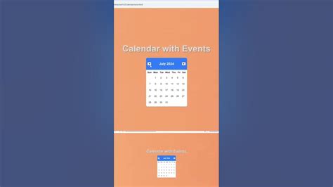 Build This Interactive Javascript Calendar Nepalideveloper Coding