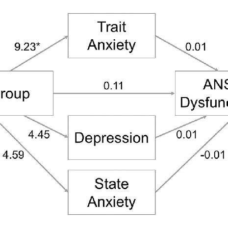 The Mediating Effect Of Trait Anxiety Depression And State Anxiety On