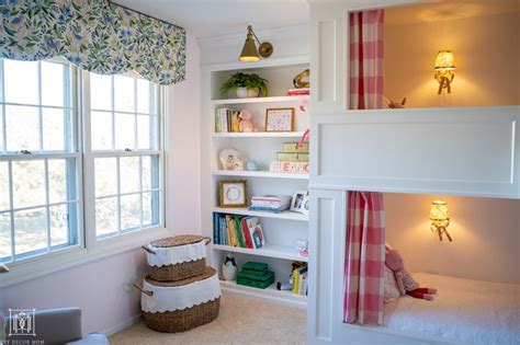 Built In Bunk Beds Girls Room