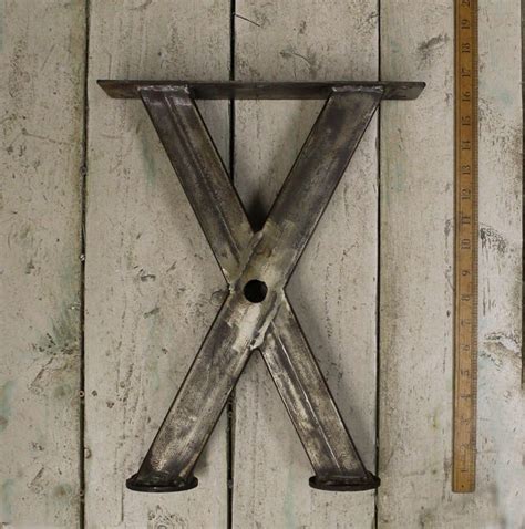Bench End Frame Cross Section Steel 50mm Box 406mm High X 356mm Bench End Frame Cross Section Steel 50mm Box 406mm High X 356mm