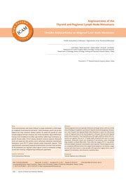 Angiosarcoma Of The Thyroid And Regional Lymph Node Metastasis Lutfi