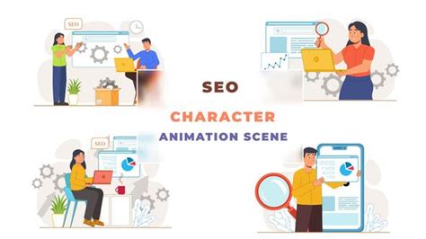 Seo Animation Scene Elements Ft After Effects And Character Animation Scene Envato