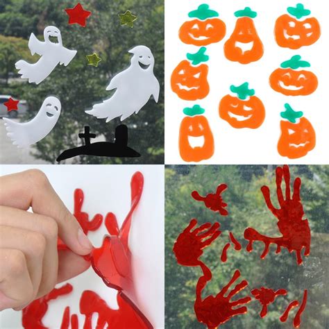 선물데이 할로윈 젤리스티커 파티용품 할로윈 유리장식 스티커