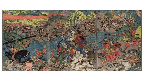 Up Close With Five Japanese Warrior Prints Royal Ontario Museum