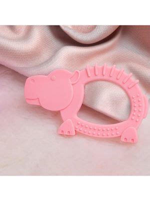 Buy R For Rabbit Tiny Bites Safari Teether Pink Online