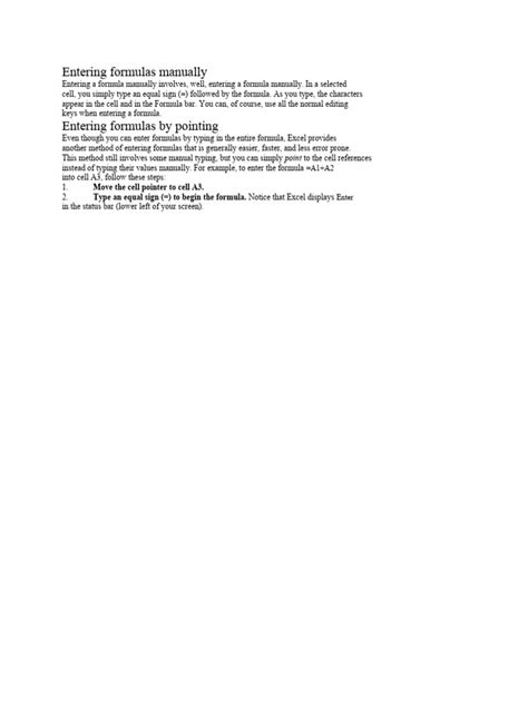 entering formulas manually pdf