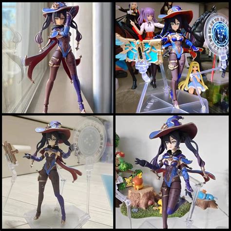 Mona Figma Genshin Impact Nendoroid Lumine Traveler Hilichurl Action Figure Shopee Malaysia