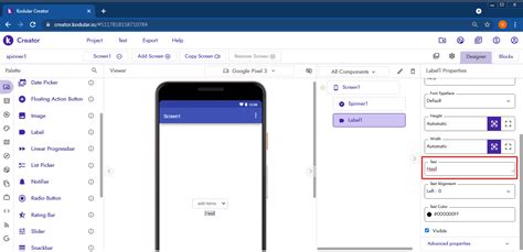 Cara Membuat Spinner Di Kodular Tutorial Blok Programming Versi Dwiay